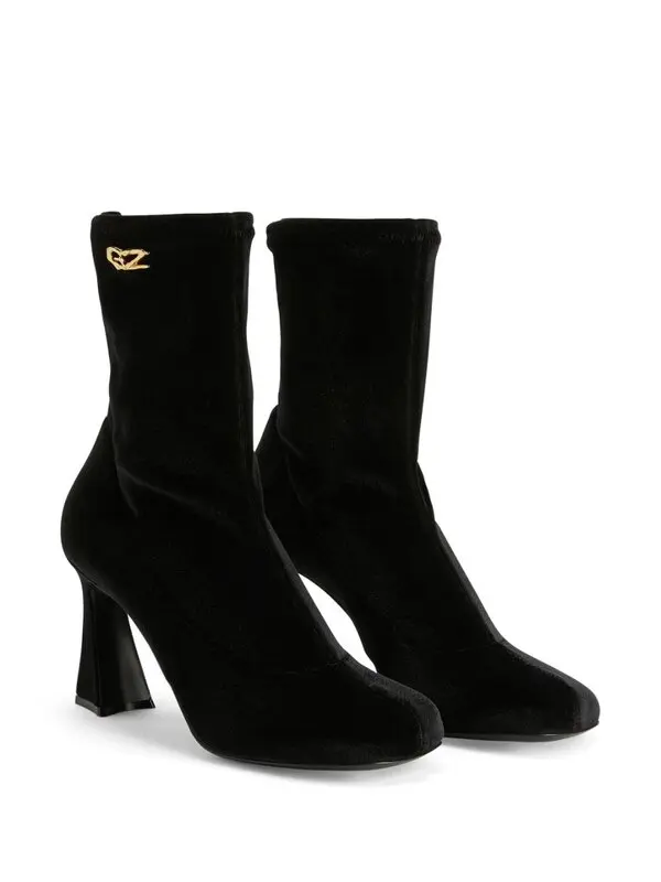GIUSEPPE ZANOTTI Suede Ankle Boots - Black