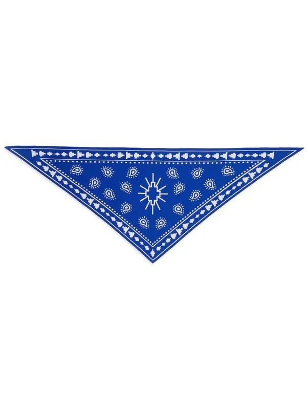 MARCELO BURLON COUNTY OF MILAN Bandana Knitted Scarf