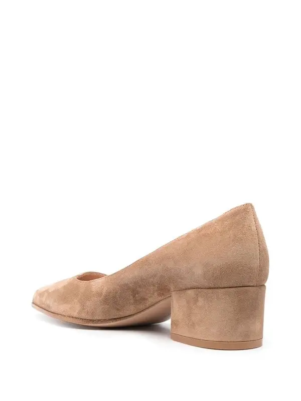 GIANVITO ROSSI Piper 45mm Suede Pumps - Neutrals
