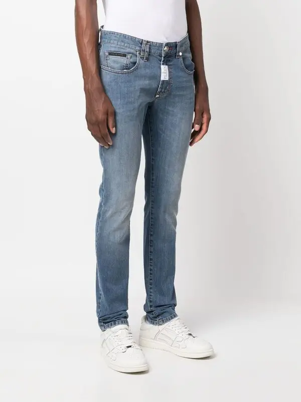 Philipp Plein Logo-patch Skinny Jeans