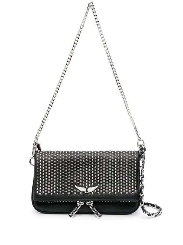 Zadig&Voltaire Nano Rock Studded Crossbody Bag - Black