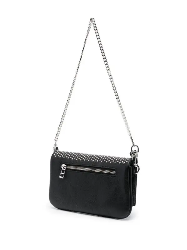 Zadig&Voltaire Nano Rock Studded Crossbody Bag - Black