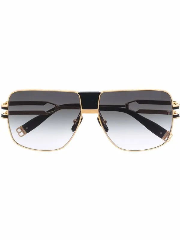 Balmain Square-frame Gradient-effect Sunglasses