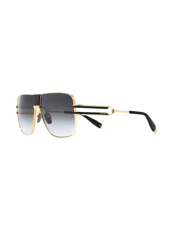 Balmain Square-frame Gradient-effect Sunglasses