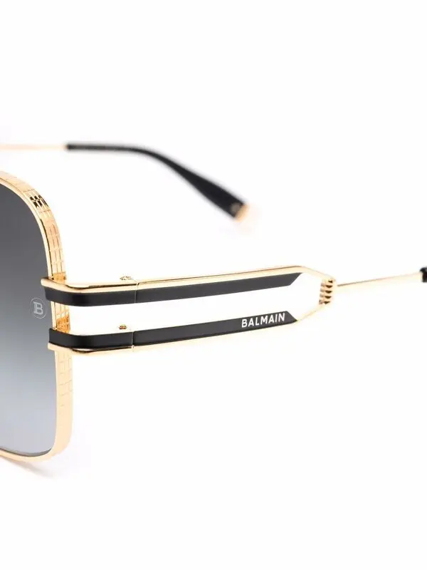 Balmain Square-frame Gradient-effect Sunglasses