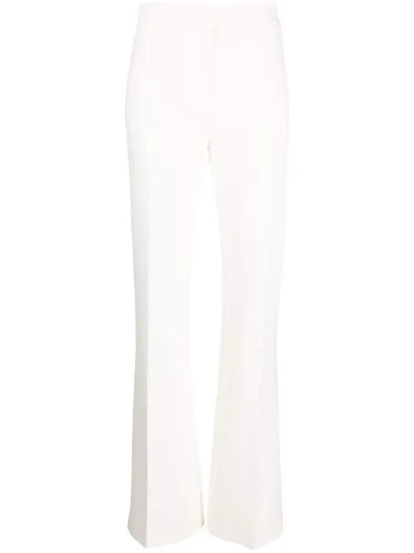 Pinko Milano Flared Trousers - White