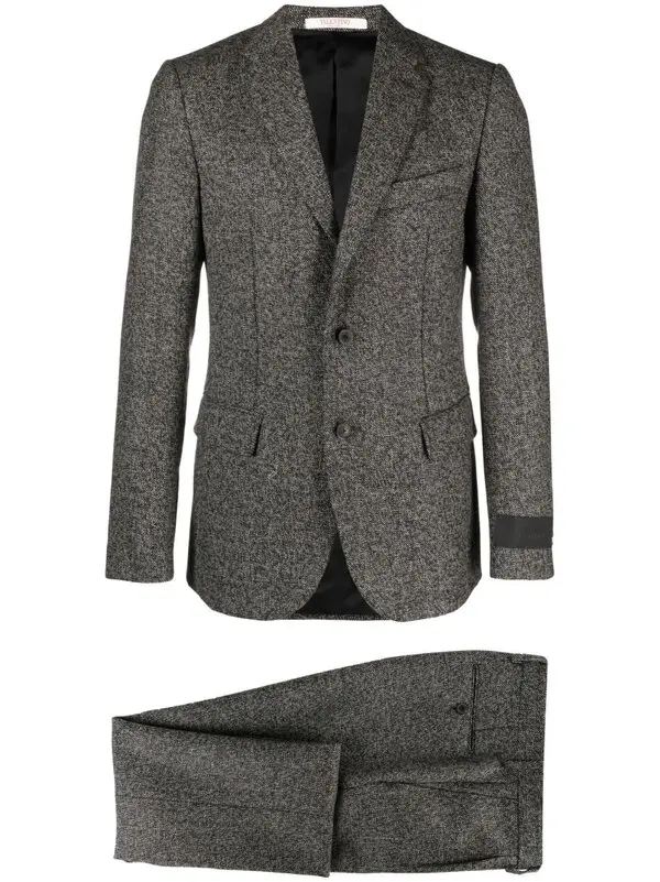 Valentino Garavani Single-breasted Tweed Suit