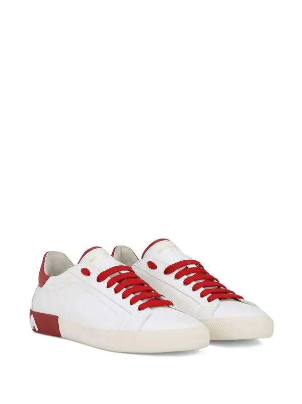 Dolce & Gabbana Portofino Low-top Sneakers - White