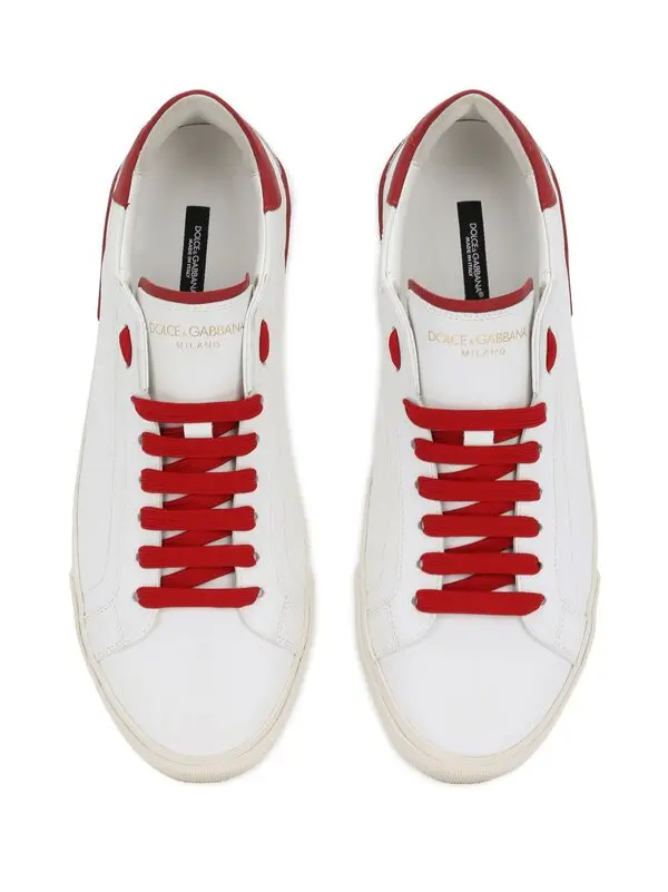 Dolce & Gabbana Portofino Low-top Sneakers - White