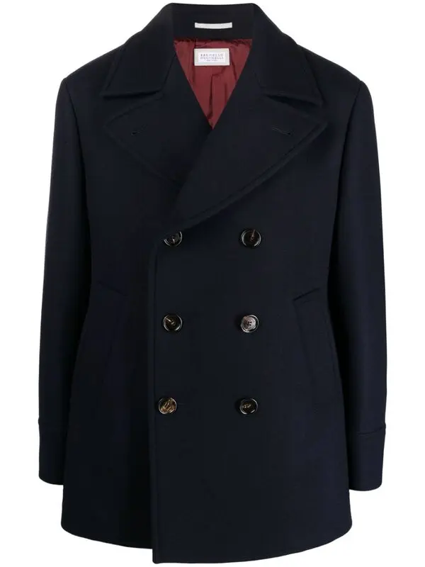 Brunello Cucinelli Double-breasted Cashmere Coat