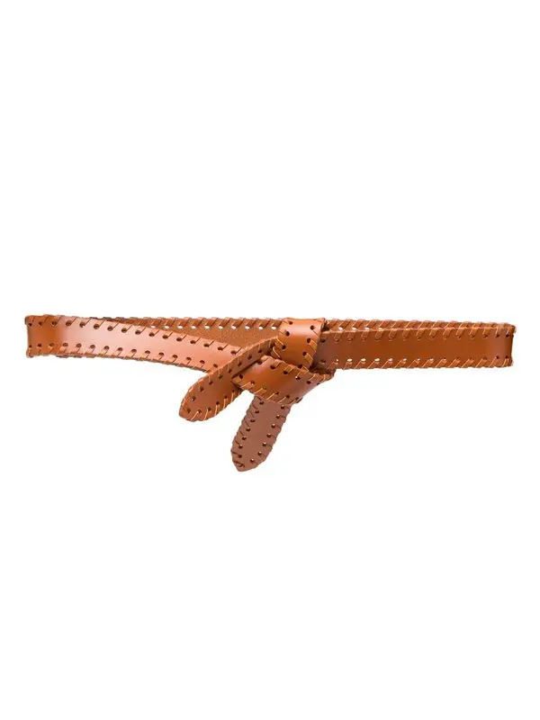 Isabel Marant Lecce Leather Belt - Neutrals