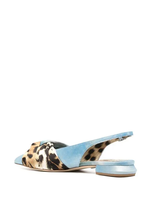 Roberto Cavalli Graphic-print Ballerinas