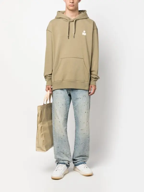 MARANT Matte Hoodie - Green