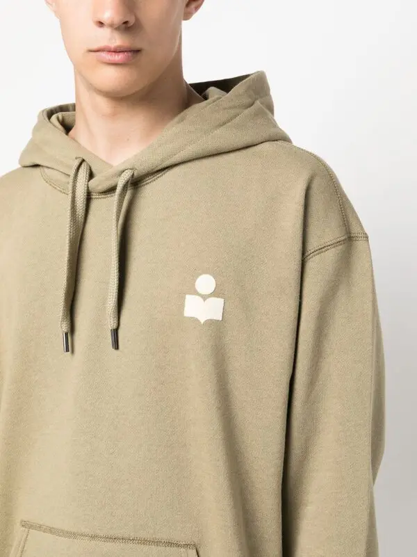 MARANT Matte Hoodie - Green