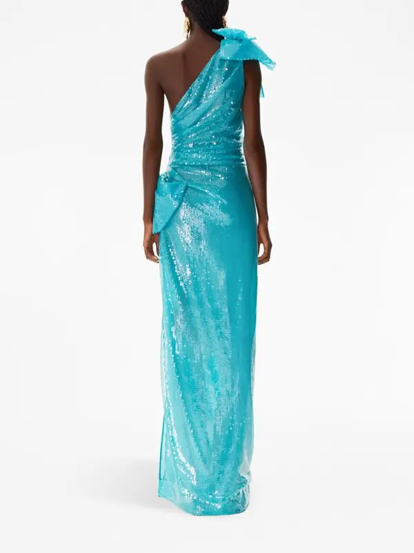Nina Ricci Sequinned Asymmetric Gown