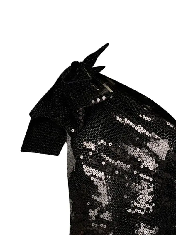 Nina Ricci Sequin-embellished One-shoulder Dress