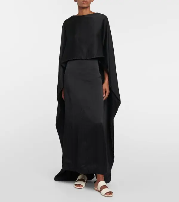 Gabriela Hearst Hunter Caped Gown