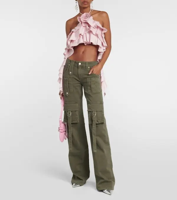 Blumarine Low-rise Cargo Pants