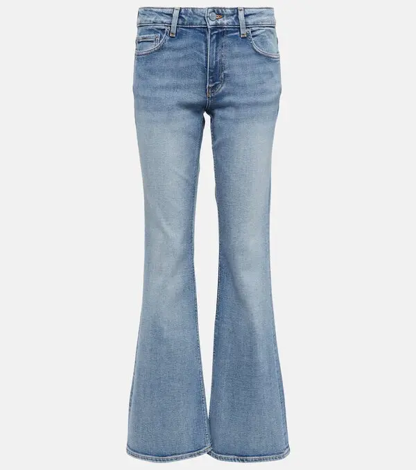 GANNI Mid-rise Flared Jeans