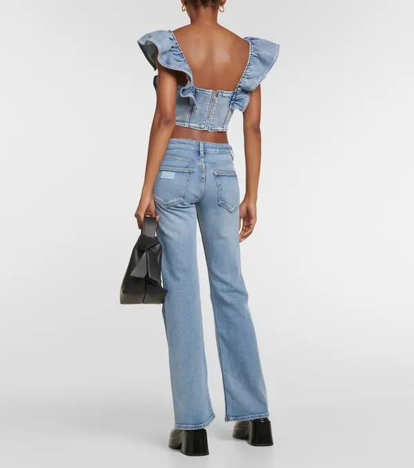 GANNI Mid-rise Flared Jeans