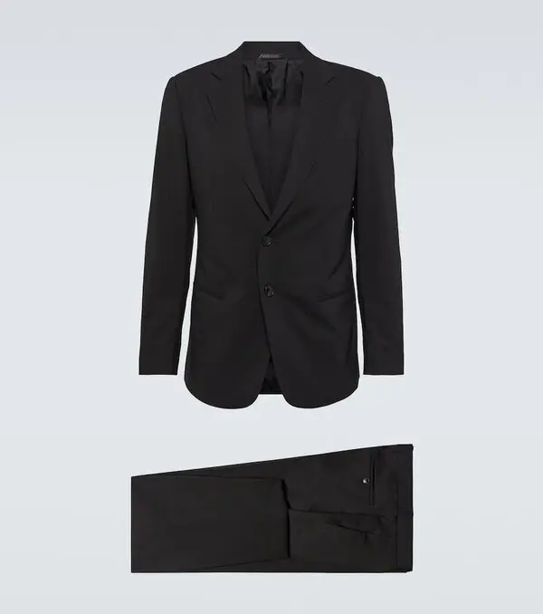 Giorgio Armani Wool Suit - Black
