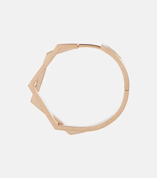 REPOSSI Antifer 18kt Rose Gold Single Earring With Diamonds - Metallic