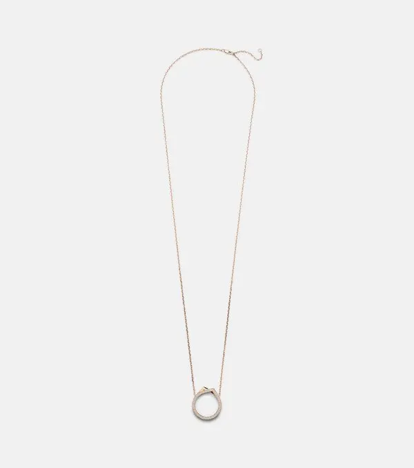 REPOSSI Antifer 18kt Rose Gold And Diamond Pendant Necklace - Metallic