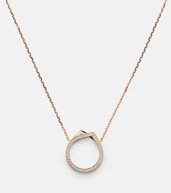 REPOSSI Antifer 18kt Rose Gold Pendant Necklace - Metallic