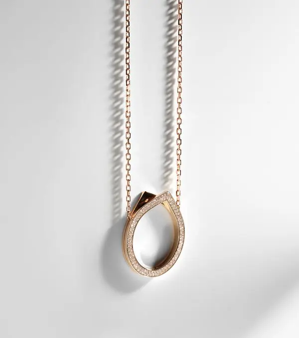 REPOSSI Antifer 18kt Rose Gold Pendant Necklace - Metallic