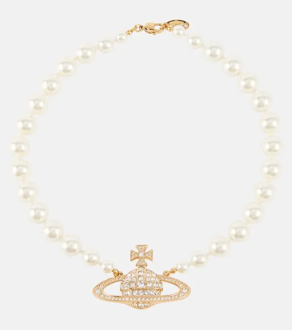 VIVIENNE WESTWOOD Orb Embellished Choker - Gold