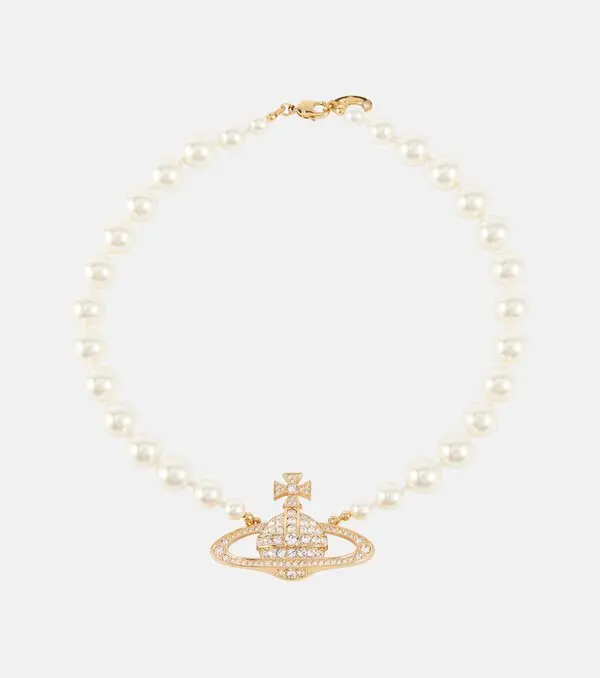 VIVIENNE WESTWOOD Orb Embellished Choker - Gold