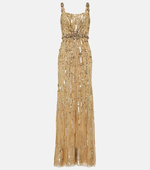 Jenny Packham Embellished Gown