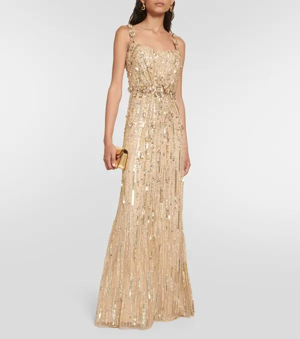 Jenny Packham Embellished Gown
