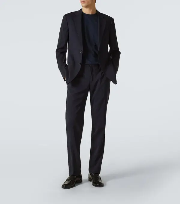 Giorgio Armani Wool Suit - Blue