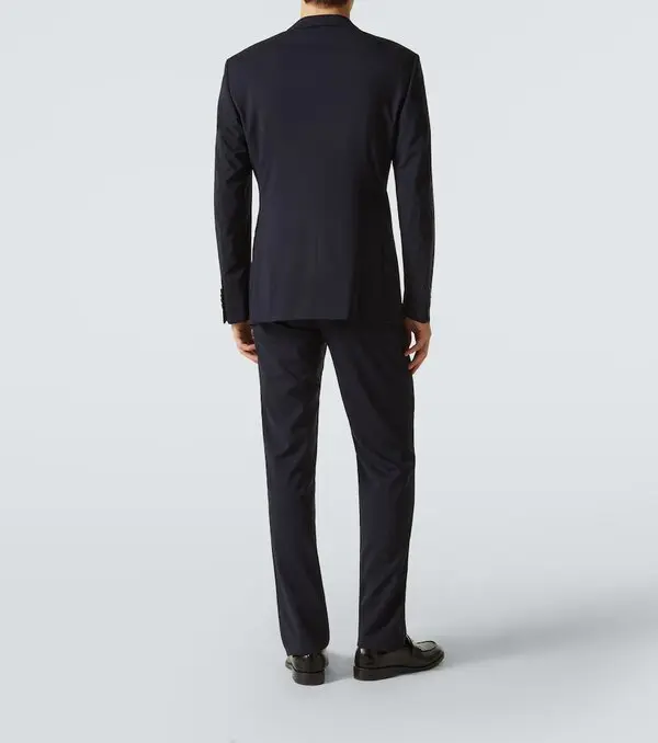 Giorgio Armani Wool Suit - Blue