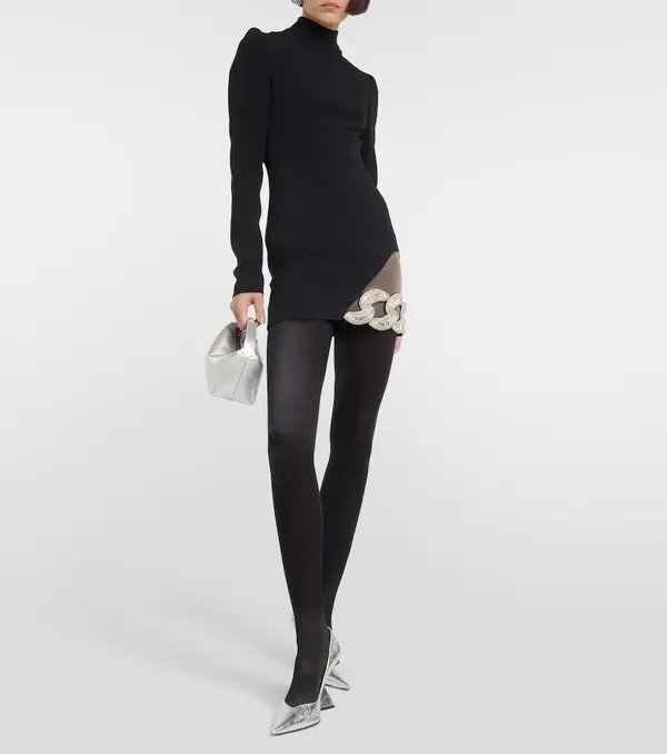 Wolford Satin Touch 100 Tights - Black