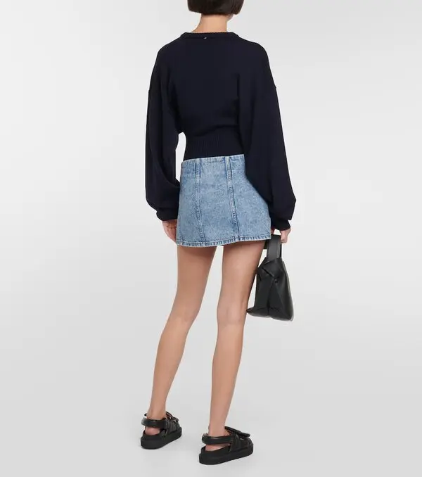 RE/DONE Denim Wrap Skirt