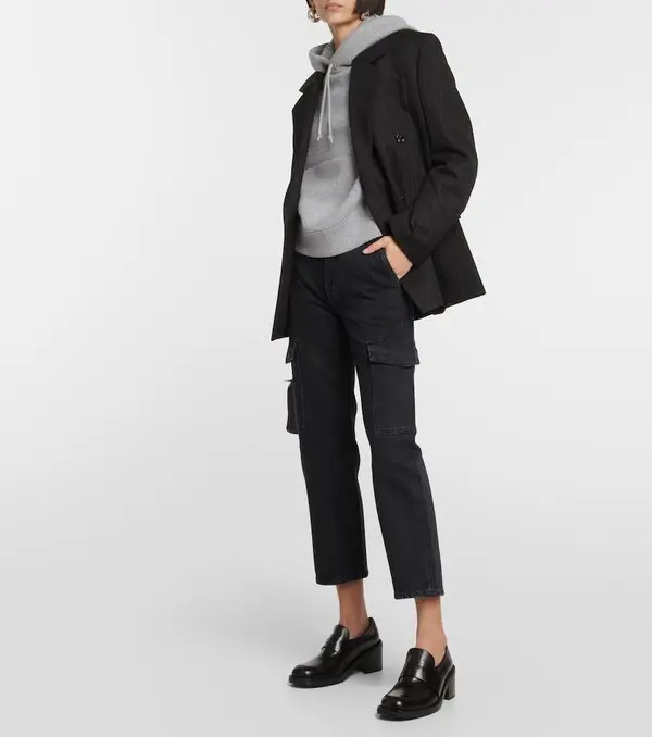 7 For All Mankind Logan Cargo Cropped Jeans