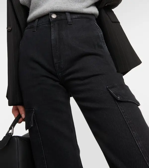 7 For All Mankind Logan Cargo Cropped Jeans