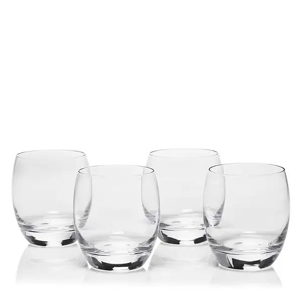 LUIGI BORMIOLI Crescendo 15.5 Oz. Double Old Fashioned Glasses, Set Of 4 - Clear