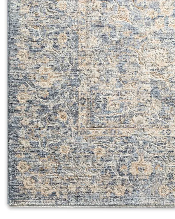 LOLOI Pandora Pan-01 Runner Area Rug, 2'6 X 10 - Blue/gold