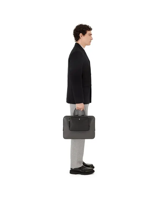 Montblanc Sartorial Leather Mini Messenger Bag - Black