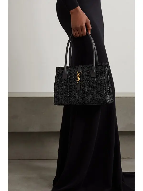 Saint Laurent Raffia Tote