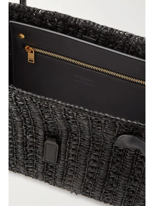 Saint Laurent Raffia Tote