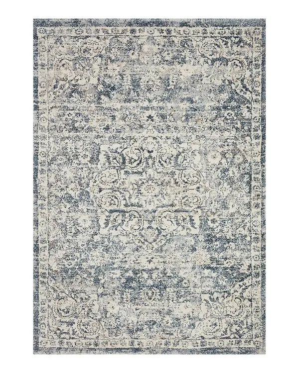 LOLOI Theory Thy-02 Area Rug, 3'7 X 5'7 - Ivory Blue