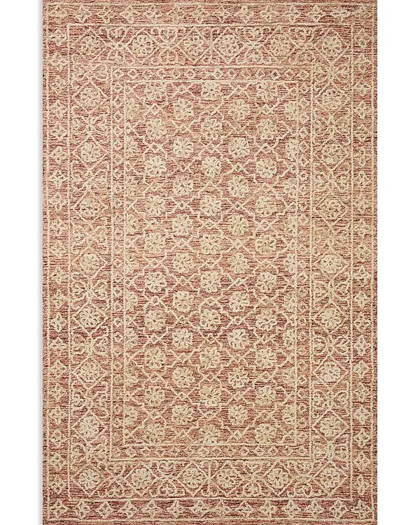 LOLOI Cecelia Cec-01 Area Rug, 5' X 7'6 - Rust / Beige