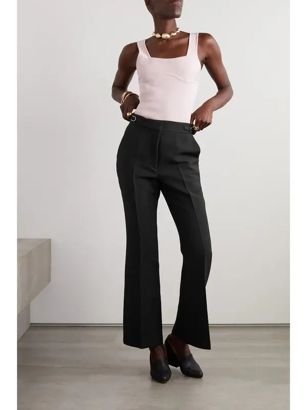 Gabriela Hearst Gabriel Wool And Silk-blend Pants