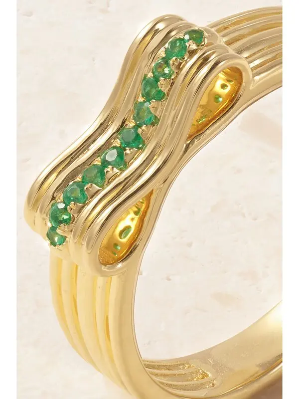 ALMASIKA Berceau 18-karat Emerald Ring