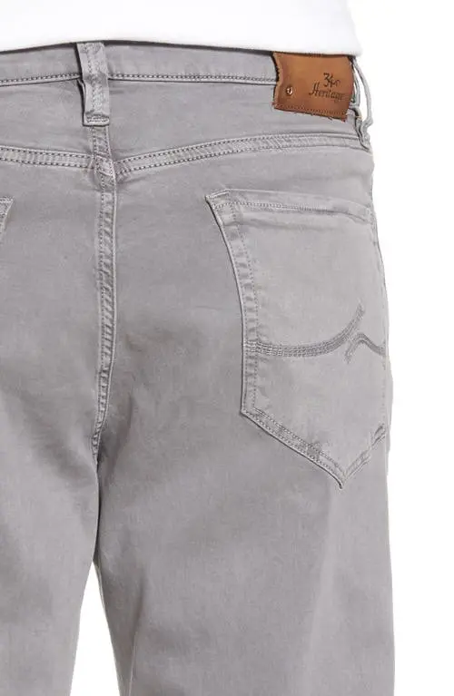 34 Heritage Charisma Relaxed Fit Twill Trousers - Shark Twill
