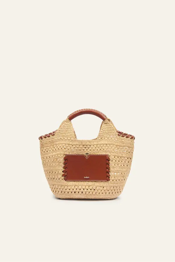 Ba&sh Ara Raffia Tote - Brown